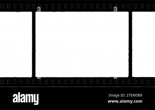 4K Authentic IMAX Film Frame with Sprocket Hole and Film Edge Flare ...