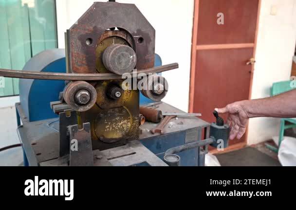 Equipment bending steel rods Stock Videos & Footage - HD and 4K Video ...