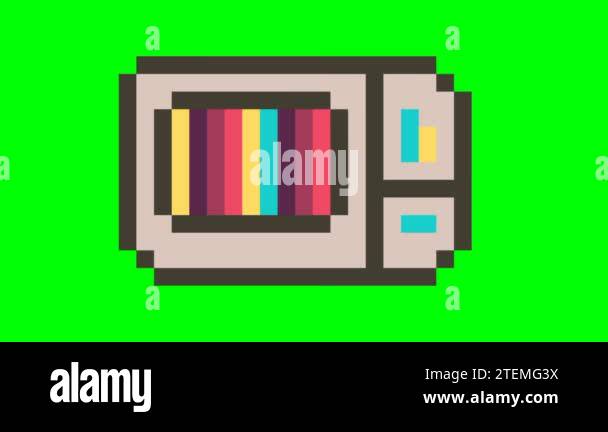 Retro tv pixel Stock Videos & Footage - HD and 4K Video Clips - Alamy