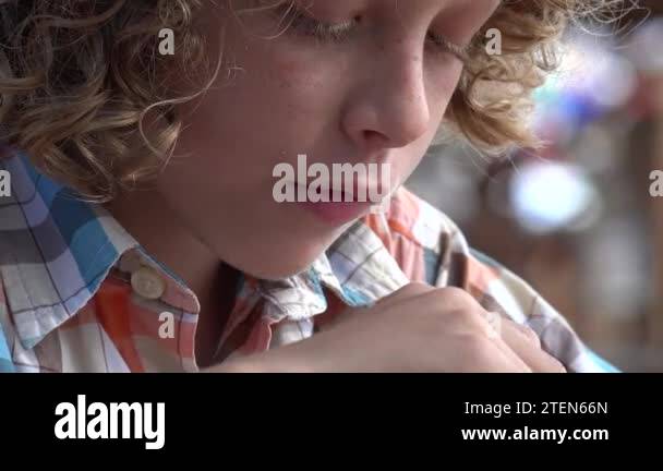 Boy eating food Stock Videos & Footage - HD and 4K Video Clips - Alamy