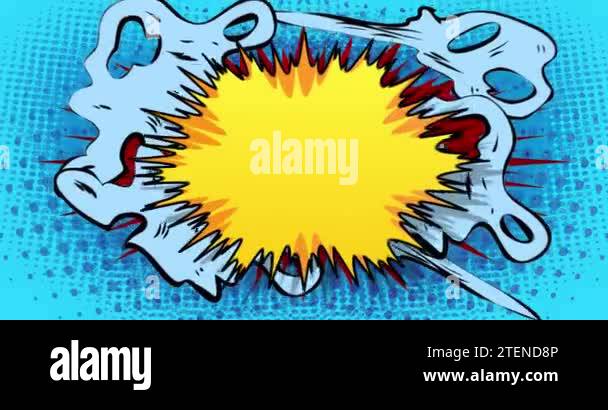 Work life balance Motion poster. 4k animated Comic book word text ...