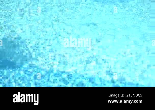 Water surface texture, Slow motion looping clean swimming pool ripples ...