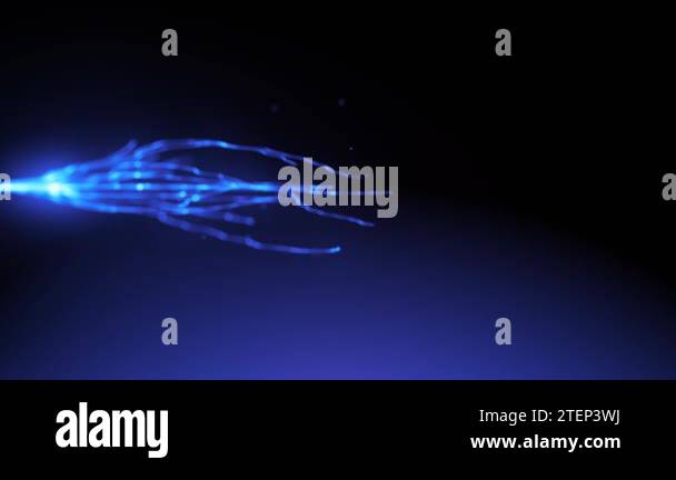Abstract Energy Forcefield Particles Background Loop/ 4k animation of ...