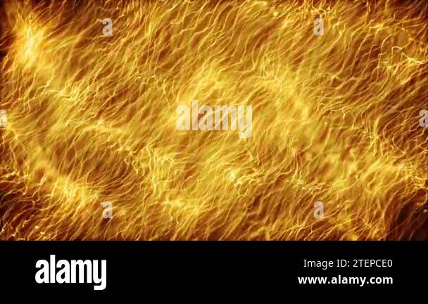 Abstract Gold Strings Waving Fx Background Loop/ 4k animation of an ...