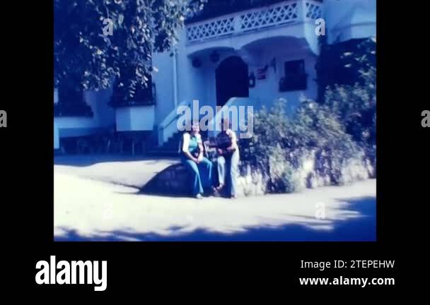 copenhagen,Denmark april 18 1970:typical houses of denmark in the 70s ...