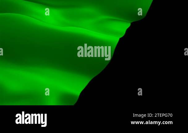 Eco anarchy logo. National 3d Green Anarchism logo waving. Sign of Eco ...