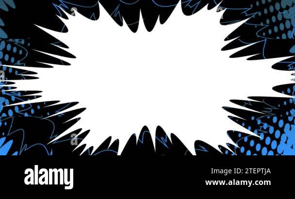 Retro comic style Speech Bubble background. Manga cartoon backdrop ...