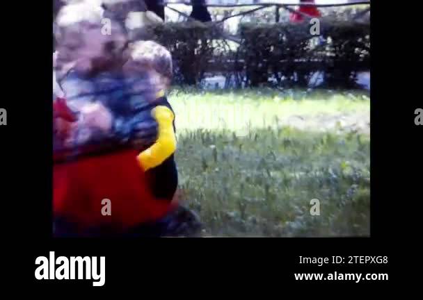 palermo,italy march 1965:children playing on piazza independence in ...