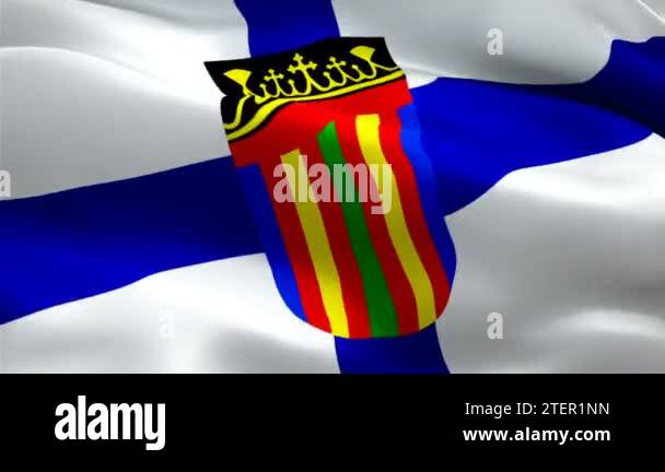 Copts Christians of Egypt Flag Animation background video waving in ...