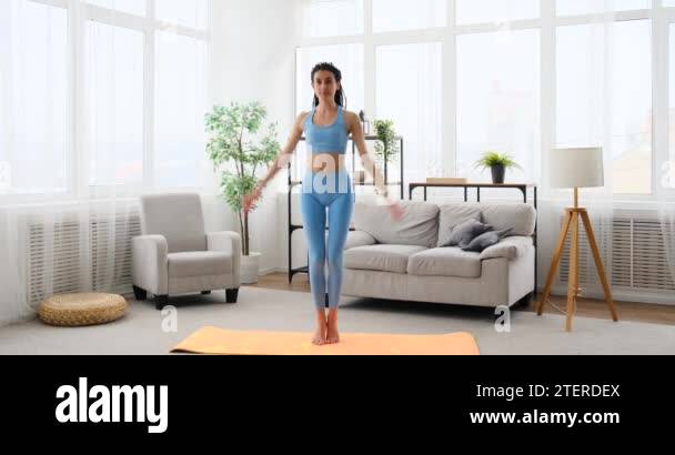 Young woman jumping jack Stock Videos & Footage - HD and 4K Video Clips ...