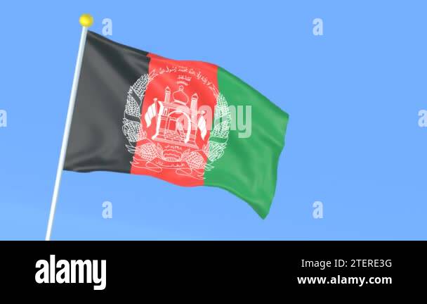 Afghanistan official national flag Stock Videos & Footage - HD and 4K ...