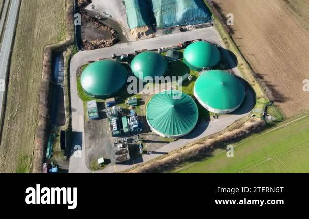 Biogas plant aerial Stock Videos & Footage - HD and 4K Video Clips - Alamy