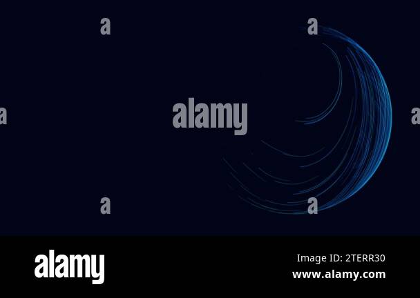 Abstract technology flow big data seamless loop. Digital data flow ...