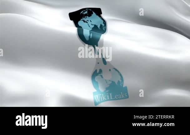 News leaks logo. National 3d WikiLeaks logo waving. Sign of News leaks ...