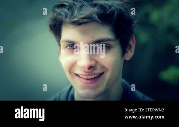 A smiling guy - laugh Stock Video Footage - Alamy