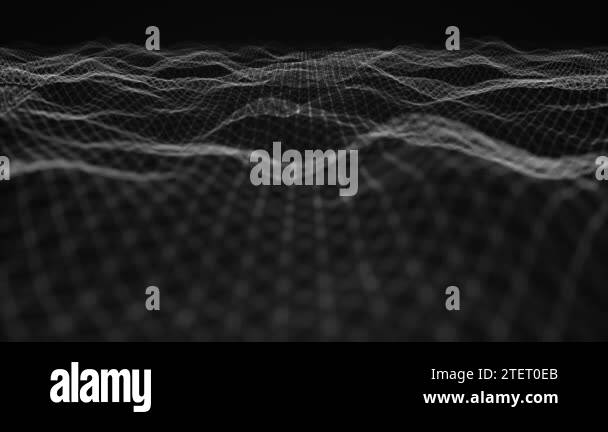 Abstract Network Mesh Waving Fx Background Loop 4k Animation Of An Abstract Background With