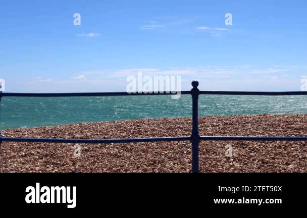 Sussex coast sea blue sky pebbles beach Stock Videos & Footage - HD and ...