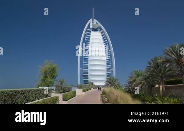 Burj Al Arab, considered the worlds most luxurious hotel. Built on an ...