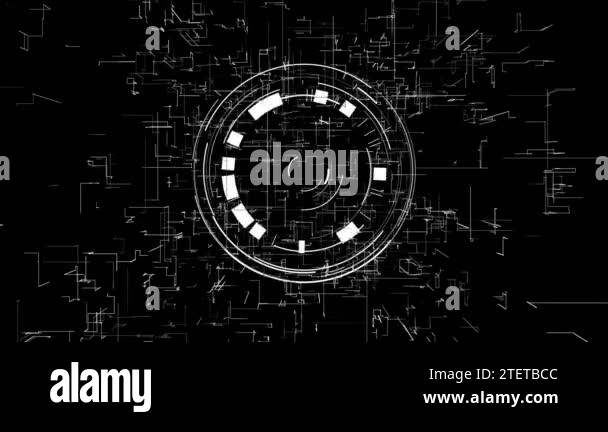 Target searching scope and scanning element theme. Digital UI and Sci ...