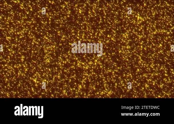 Beautiful loop floating moving neon glowing gold stars particles ...