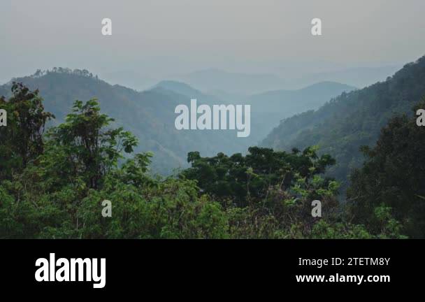 Chiang Mai Landscape, Thailand Scenery and Nature of Misty Mountains ...