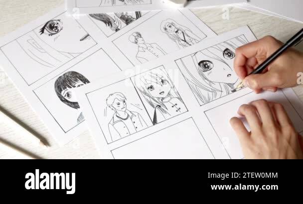 Anime manga comics Stock Videos & Footage - HD and 4K Video Clips - Alamy