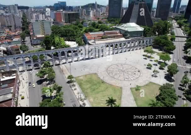 Rio de Janeiro Brazil. Famous Arches of Lapa tourism landmark at ...