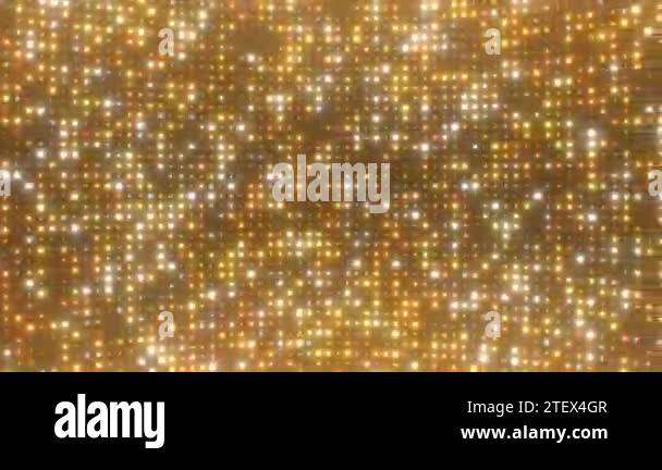 Shiny Gold Particles of Beautiful Flashing Glittering Lights Glowing - 4K Seamless VJ Loop ...