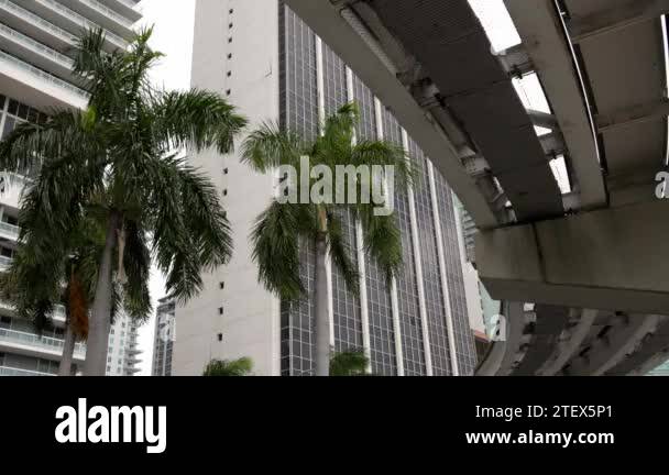 Metromover elevated monorail miami Stock Videos & Footage - HD and 4K ...