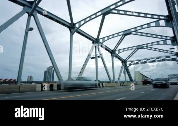 Timelapse of Rama III Bridge A bridge across the Chao Phraya River ...