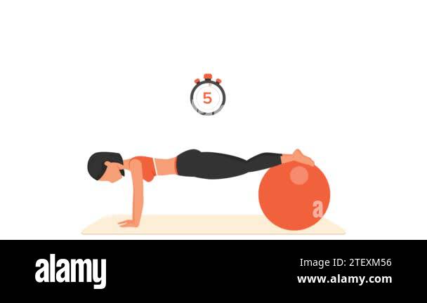 Plank hold exercise Stock Videos & Footage - HD and 4K Video Clips - Alamy