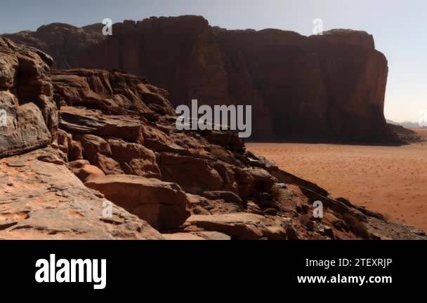 Sandstone rocks of wadi rum desert Stock Videos & Footage - HD and 4K ...