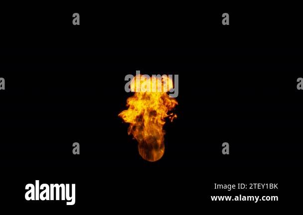 Fire flame Isolated on black background. Fire Flames Igniting And ...