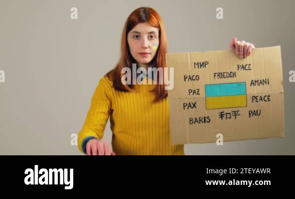 Hand written cardboard placard Stock Videos & Footage - HD and 4K Video ...