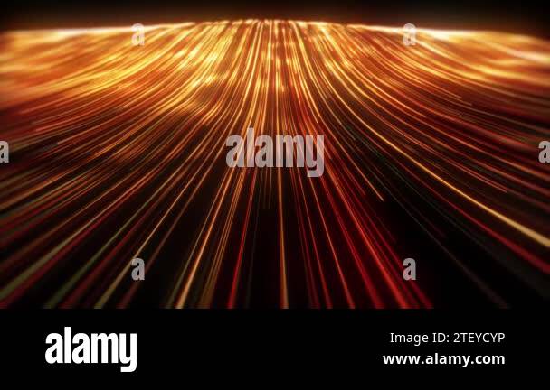 Abstract Glowing 3d Light Strokes Background/ 4k animation of an ...