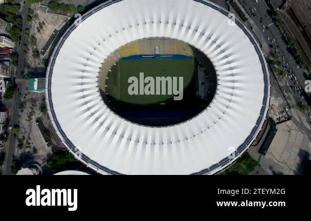 Cityscape of Rio de Janeiro Brazil. Stunning landscape of sports centre ...