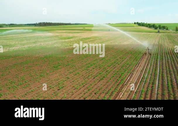 Aerial crop pivot irrigation Stock Videos & Footage - HD and 4K Video ...