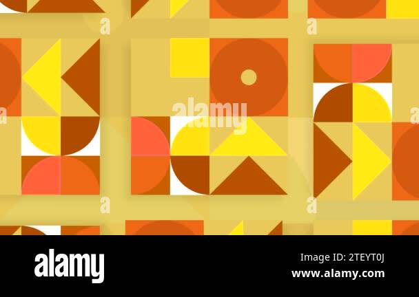 Bright geometric shapes.Motion.Bright geometric shapes in the animation ...