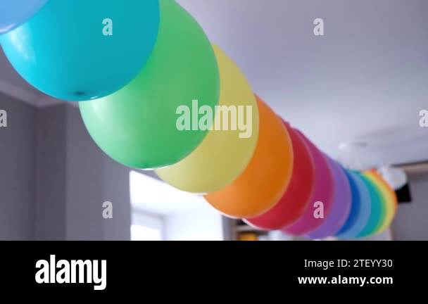 Rainbow balloons decorations for birthday party. Pride word. LGBT ...