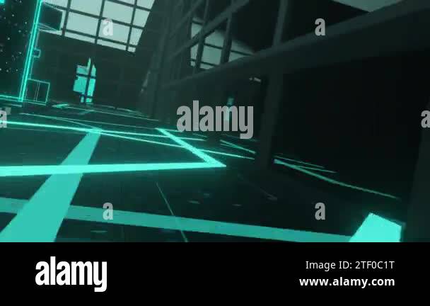 Loopable metaverse scene with artificial intelligence and infinity ...