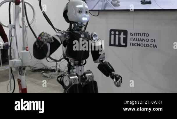 Rome, Italy - October 10, 2021: Humanoid robot for research in the ...