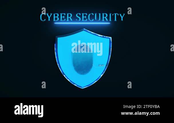 Icon of Cyber Security, data protection business technology privacy ...