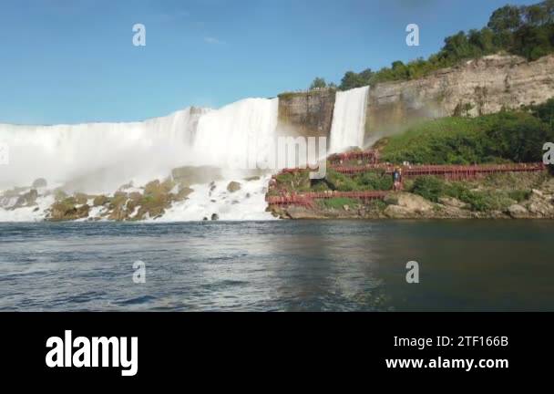 Niagara Falls. The Bridal Veil Falls and the American Falls - smallest ...
