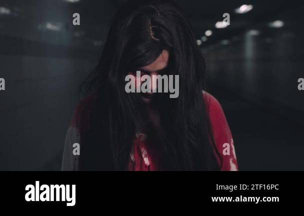 Horror ghost girl screaming Stock Videos & Footage - HD and 4K Video ...