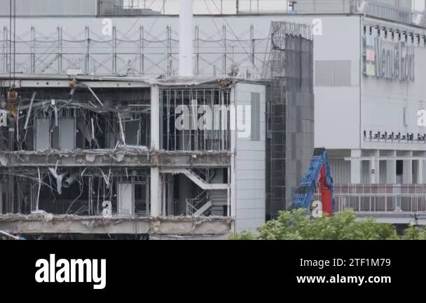 Tokyo Odaiba Palette Town Dismantling 2022 Venus Fort Stock Video ...