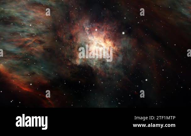 Seamless loop galaxy exploration through outer star space towards ...