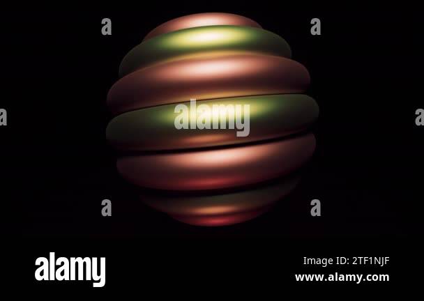 A bright two-tone ball.Design. An abstraction on which a black ...