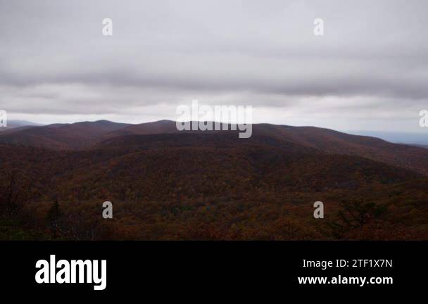 A time lapse of clouds rushing over Porter Ridge and the Appalachian ...
