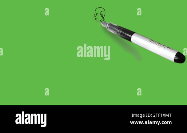 Draw standing young boy hold his one hand forward another keep straight ...