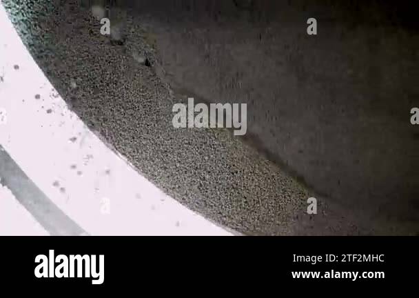 Production of iron ore pellets in pelletizer bowls. Part of the ...